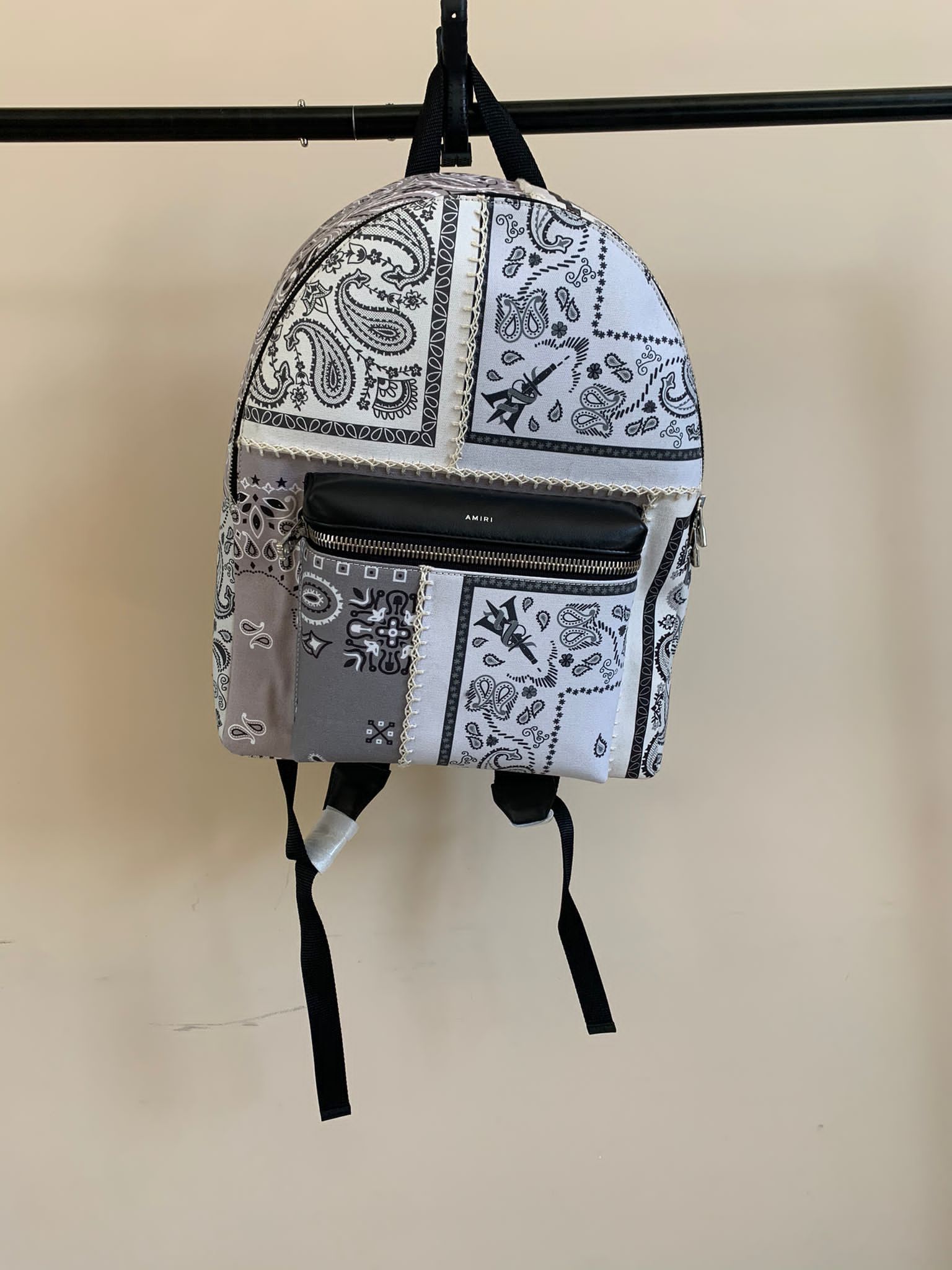 Amiri Bandana Reconstructed Back Pack | Grailed