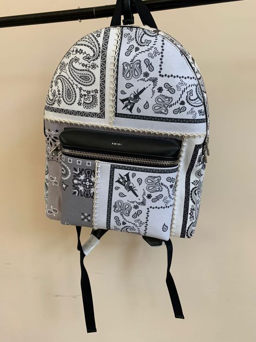 Amiri Bandana Reconstructed Back Pack | Grailed