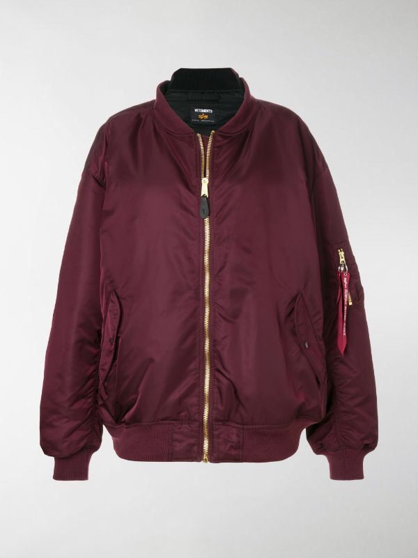 Alpha Industries × Vetements VETEMENTS Oversized Reworked Reversible ...