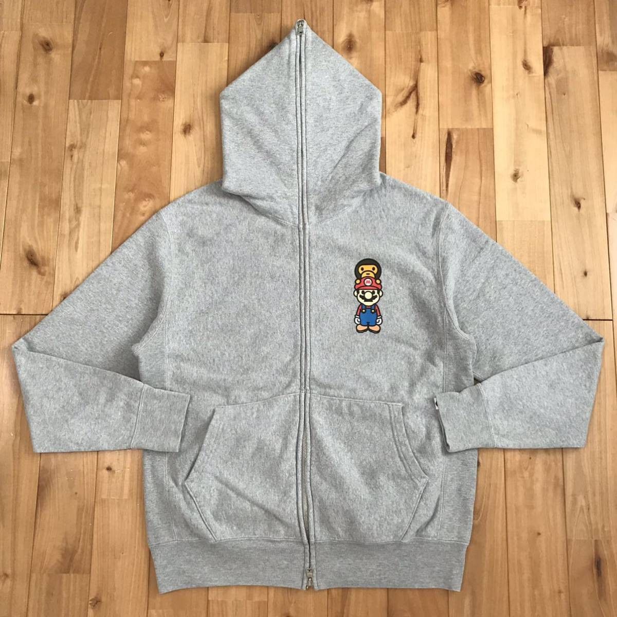 Bape BAPE × Nintendo Mario Milo full zip hoodie ape NIGO | Grailed