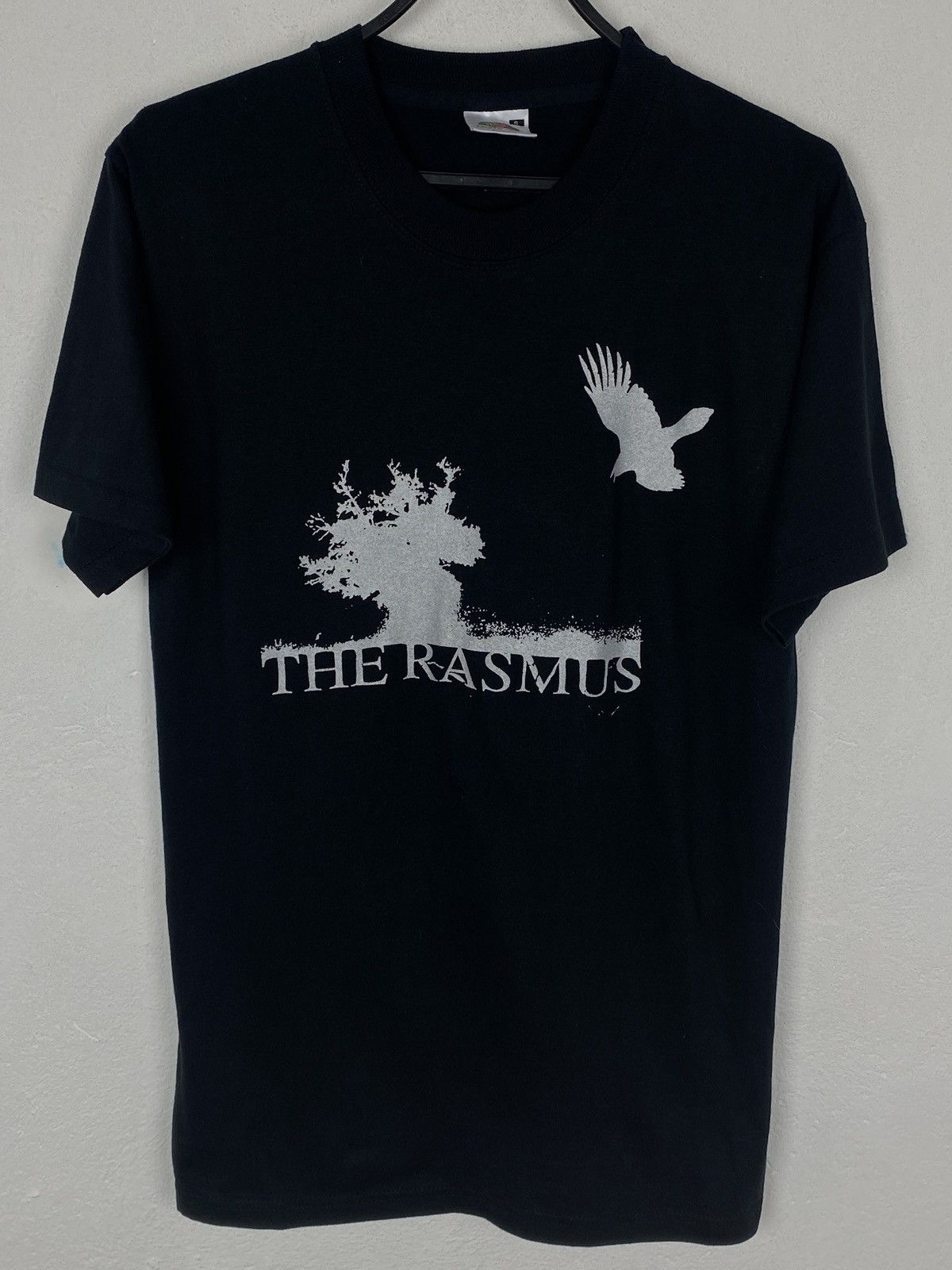 Band Tees The Rasmus Flying Crow Logo Rock T-Shirt In Black | Grailed