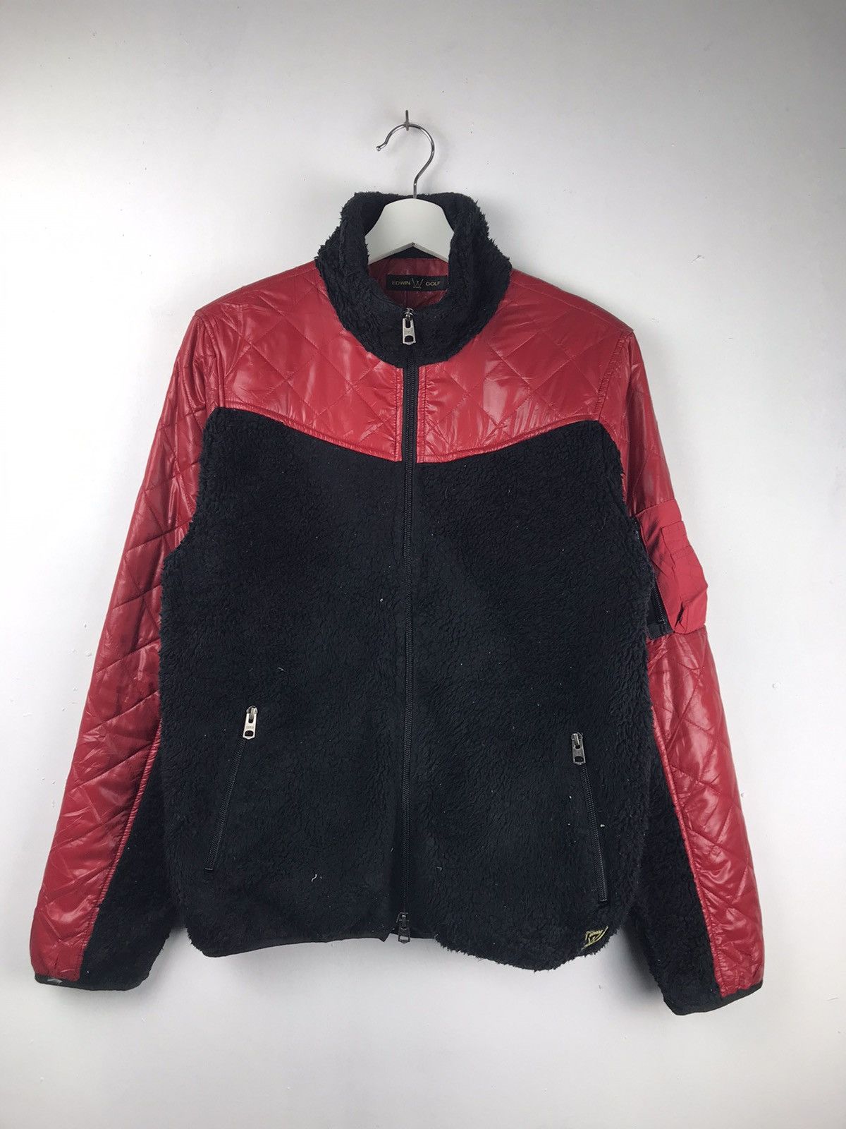 Edwin × Japanese Brand × Vintage Edwin Golf fleece full zipper jacket ...