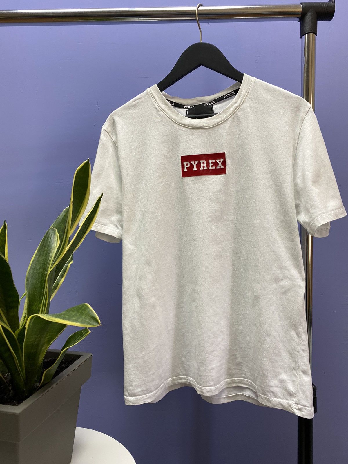 Pyrex Vision × Virgil Abloh Pyrex Red Logo T Shirt | Grailed