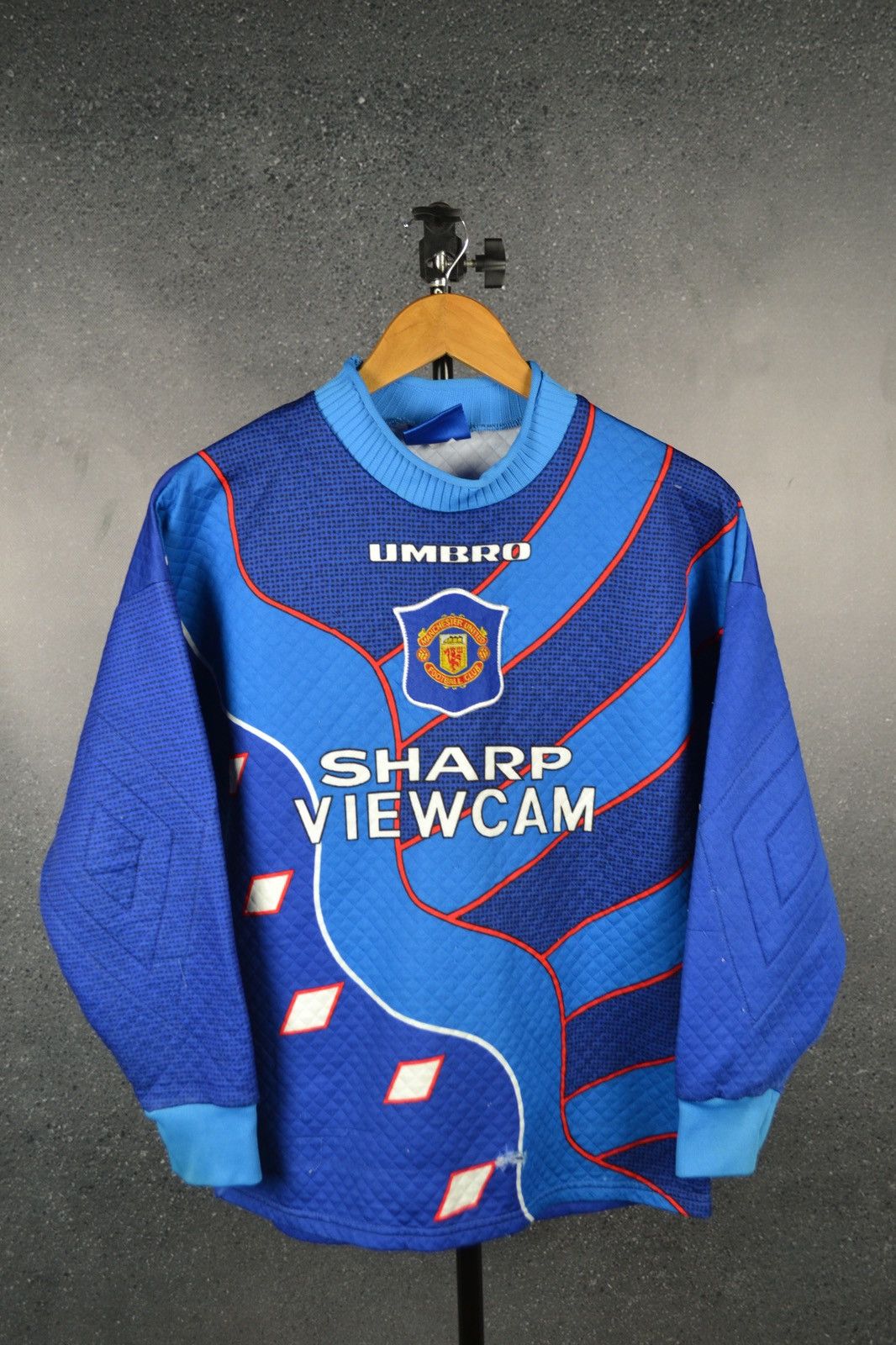 Vintage Manchester United 1993 Goalkeeper Football Shirt Umbro Retro ...