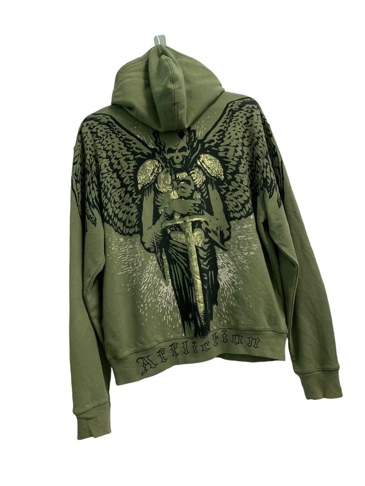Hysteric Glamour Japanese Brand Affliction Over Print Hoodie | Grailed