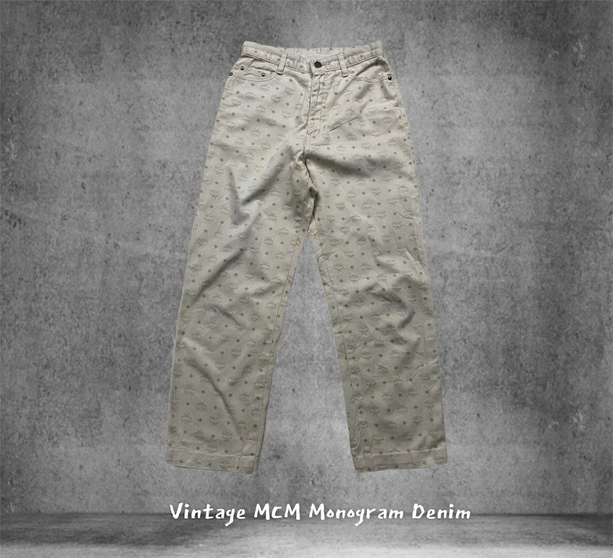 Vintage MCM Vintage Rare Monogram Denim | Grailed
