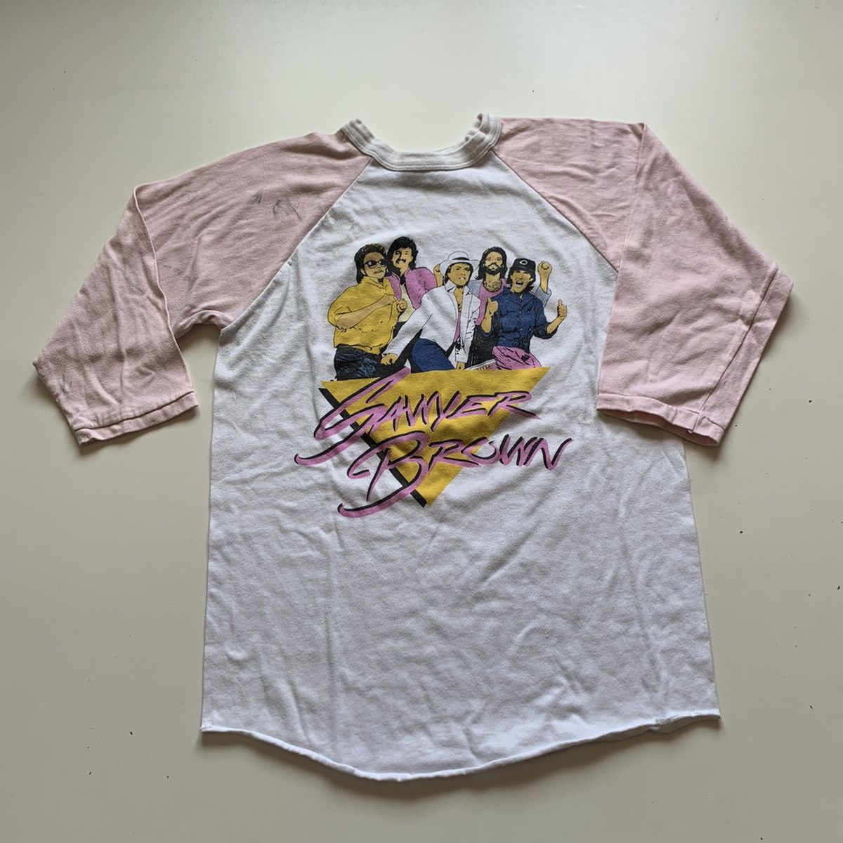 Band Tees × Vintage Vintage 1980s Sawyer Brown Tour Graphic Raglan Band ...