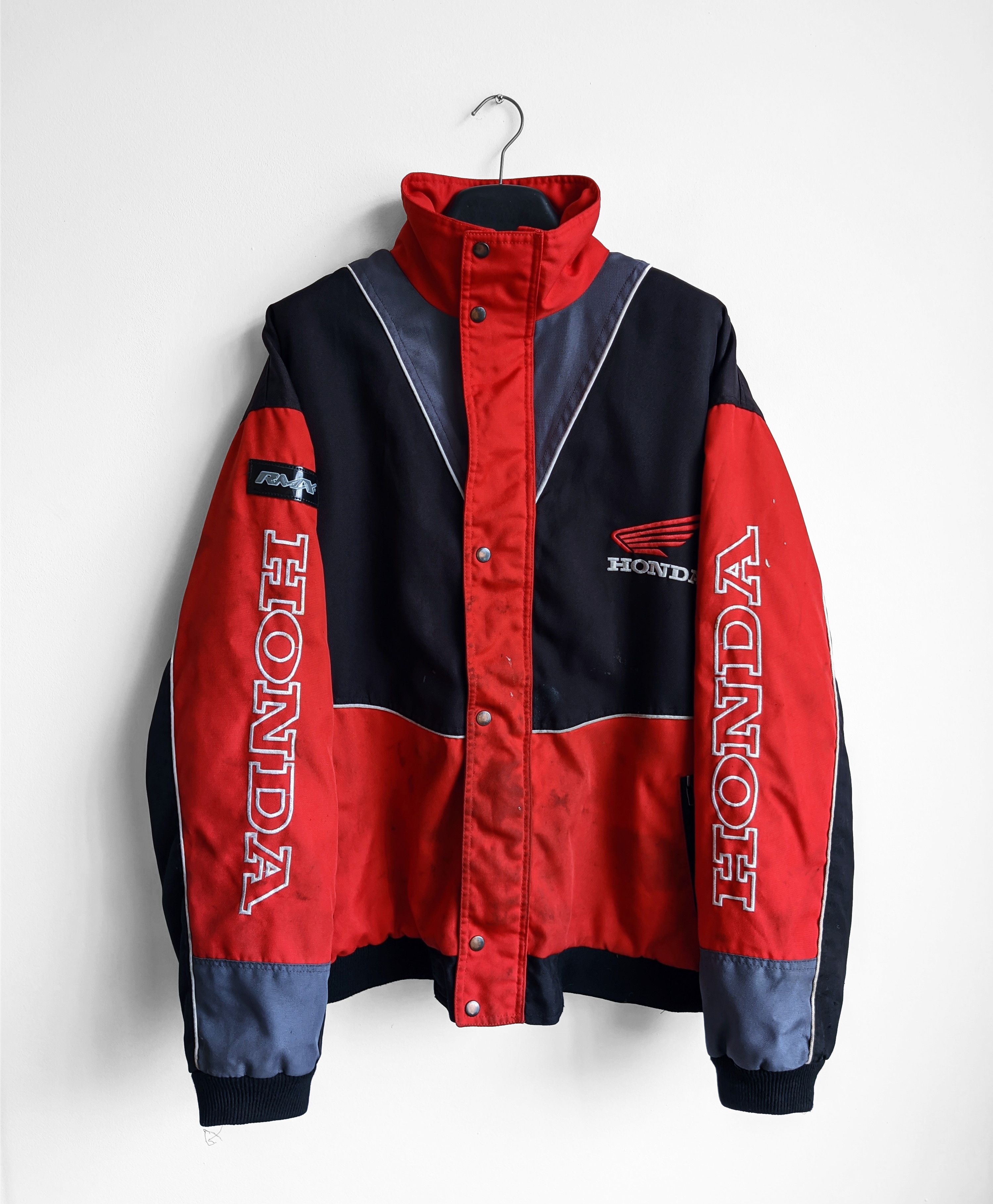 Honda × Racing × Vintage Honda jacket racing vintage big logo | Grailed
