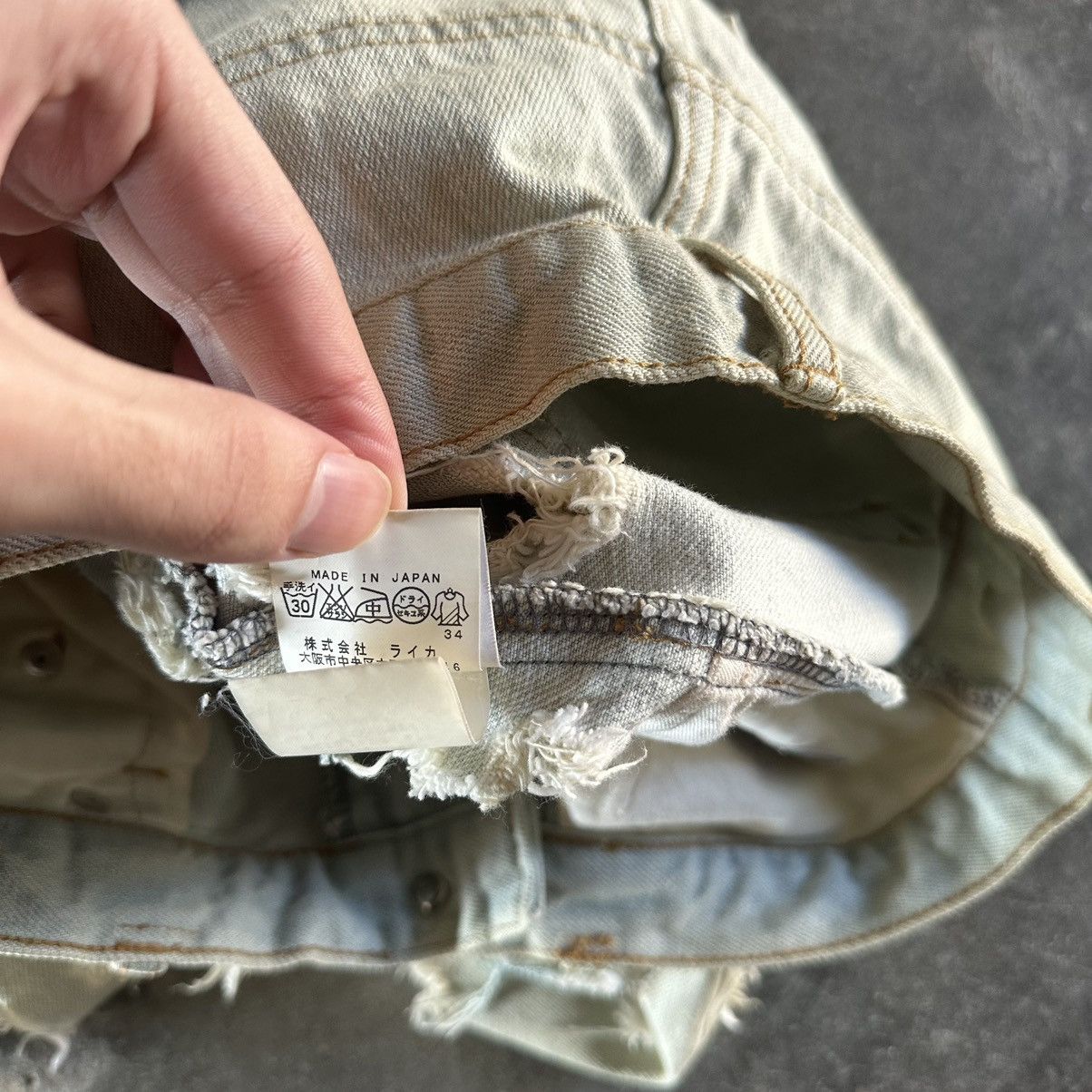 Vivienne Westwood "Cut, Slash, and Pull" denim jeans | Grailed