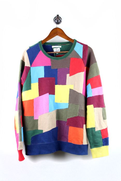 Number (N)ine Extremely Rare Needles x Number Nine Patchwork Sweater ...