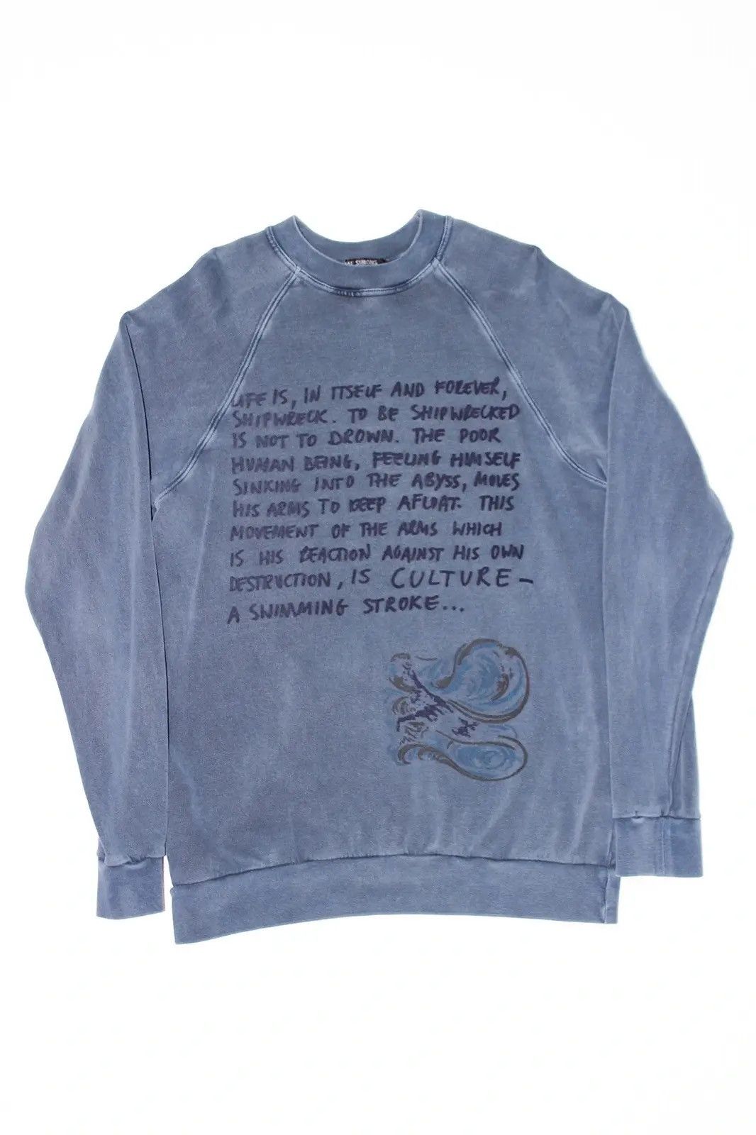 Raf Simons AW04 Waves Crewneck | Grailed