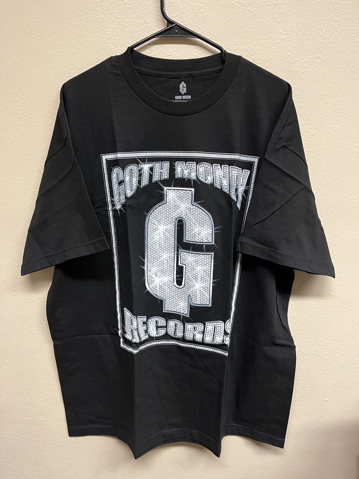 Goth Money Goth Money Records Bling Logo T-Shirt Black | XXL | Grailed