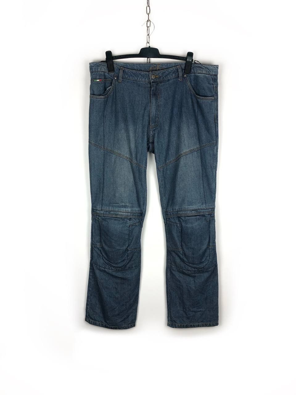 Italian Designers VANUCCI MOTORCYCLE RACING EQUIPMENT JEANS DENIM ...