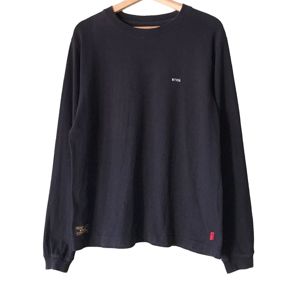 Wtaps Wtaps Japan WTVUA Small Logo Embroidery Longsleeve Tee | Grailed