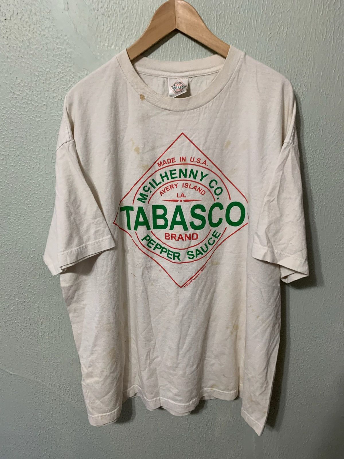 Vintage Vintage Tabasco Hot Sauce T-Shirt | Grailed