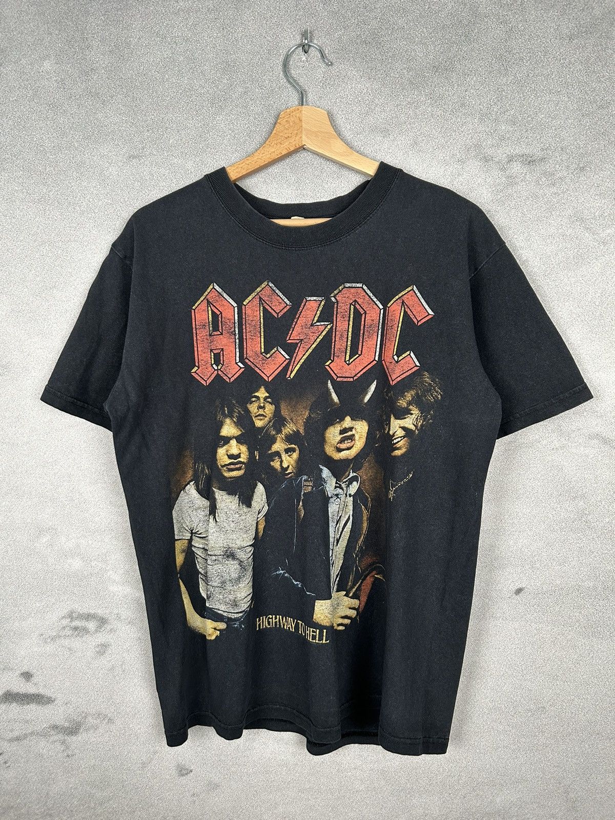Band Tees × Rock T Shirt × Vintage Vintage AC DC Rock Band Tee Graphic ...