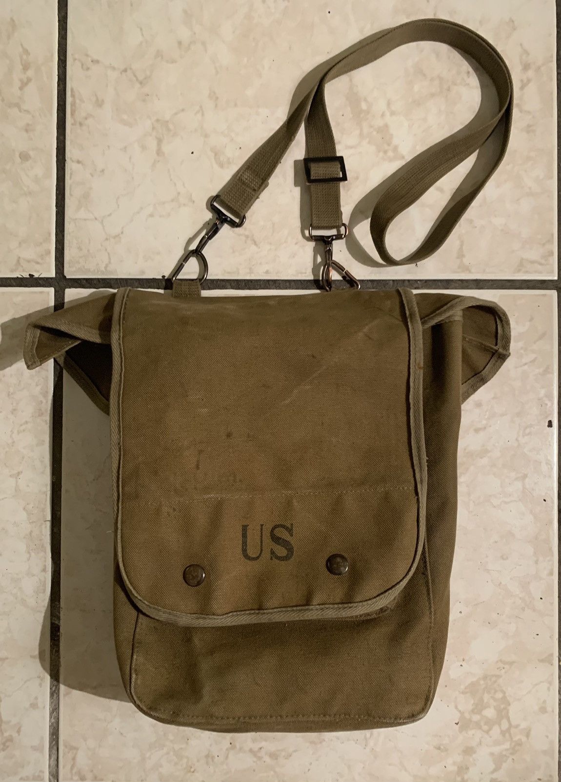 Japanese Brand × Streetwear × Vintage Army surplus messenger bag | Grailed