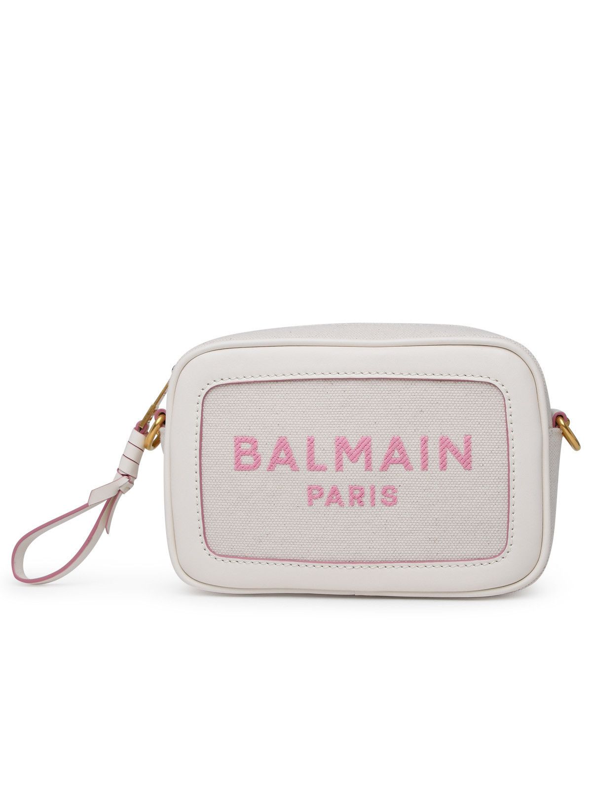 Balmain Army Camera Bag In Ivory Fabric | Grailed