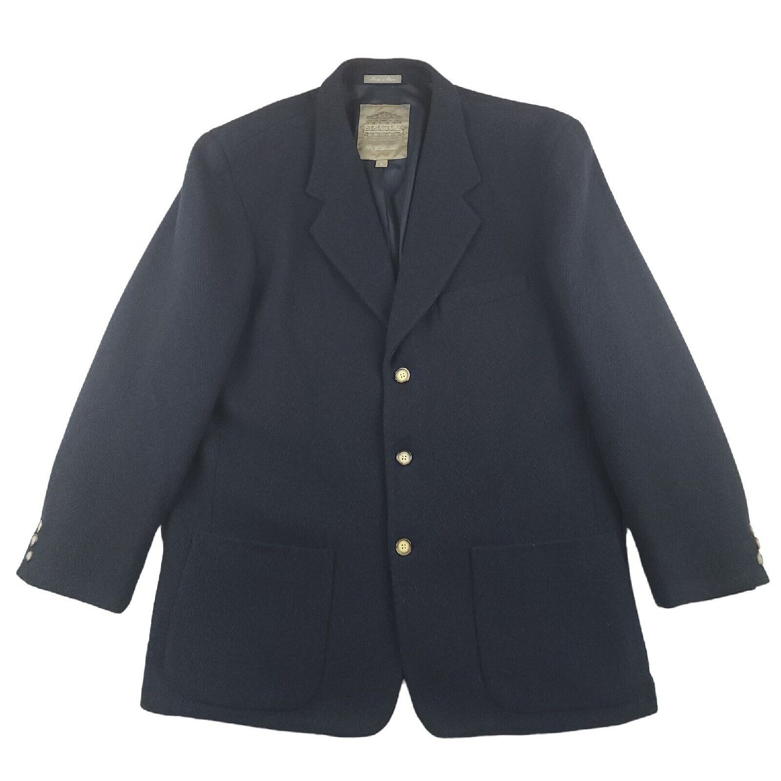 Vintage Structure Le Collezioni Blazer Vtg Wool Blend Academia | Grailed