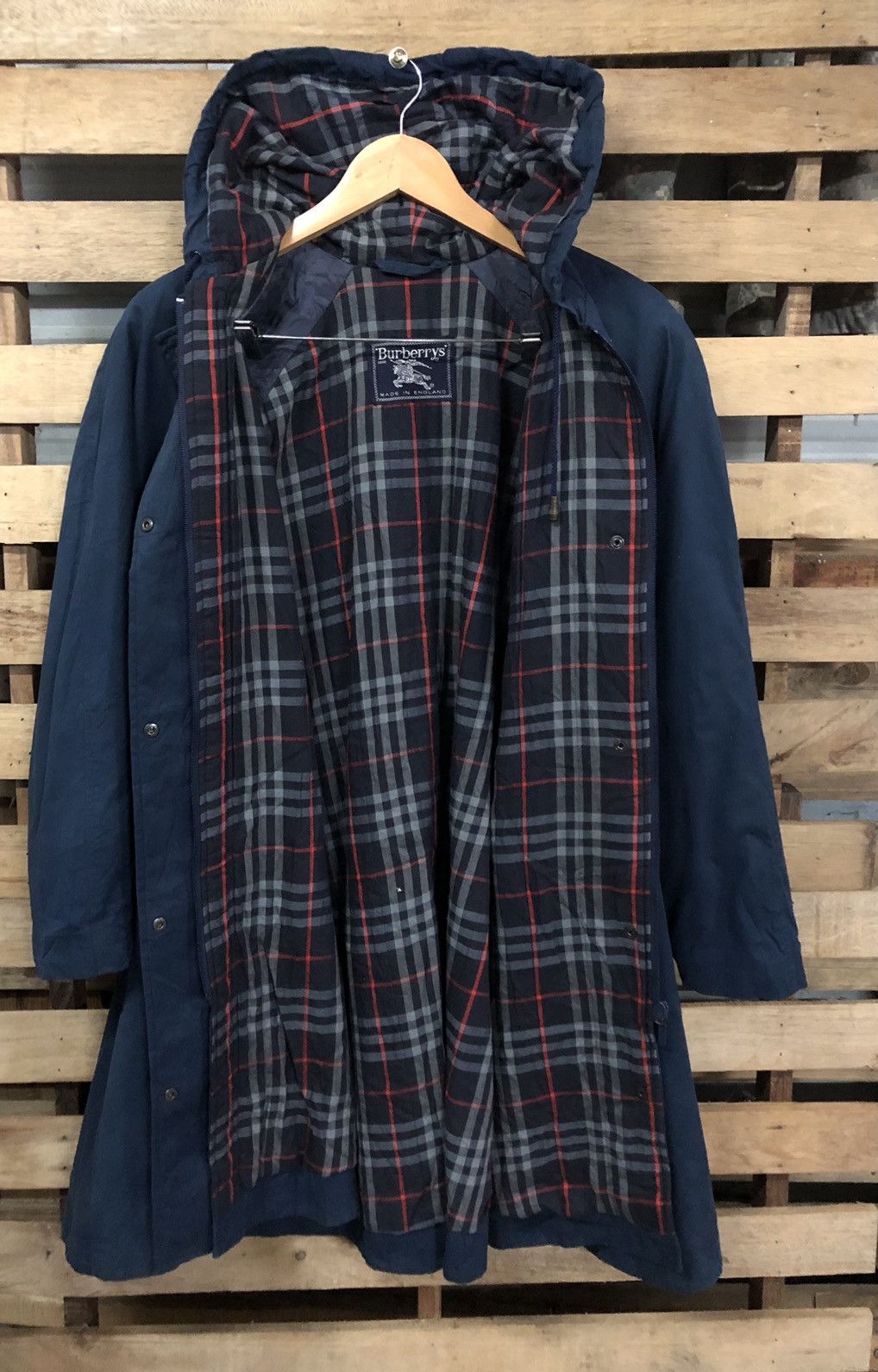 Burberry × Vintage Burberry Trench Coat Nova Check Lining | Grailed