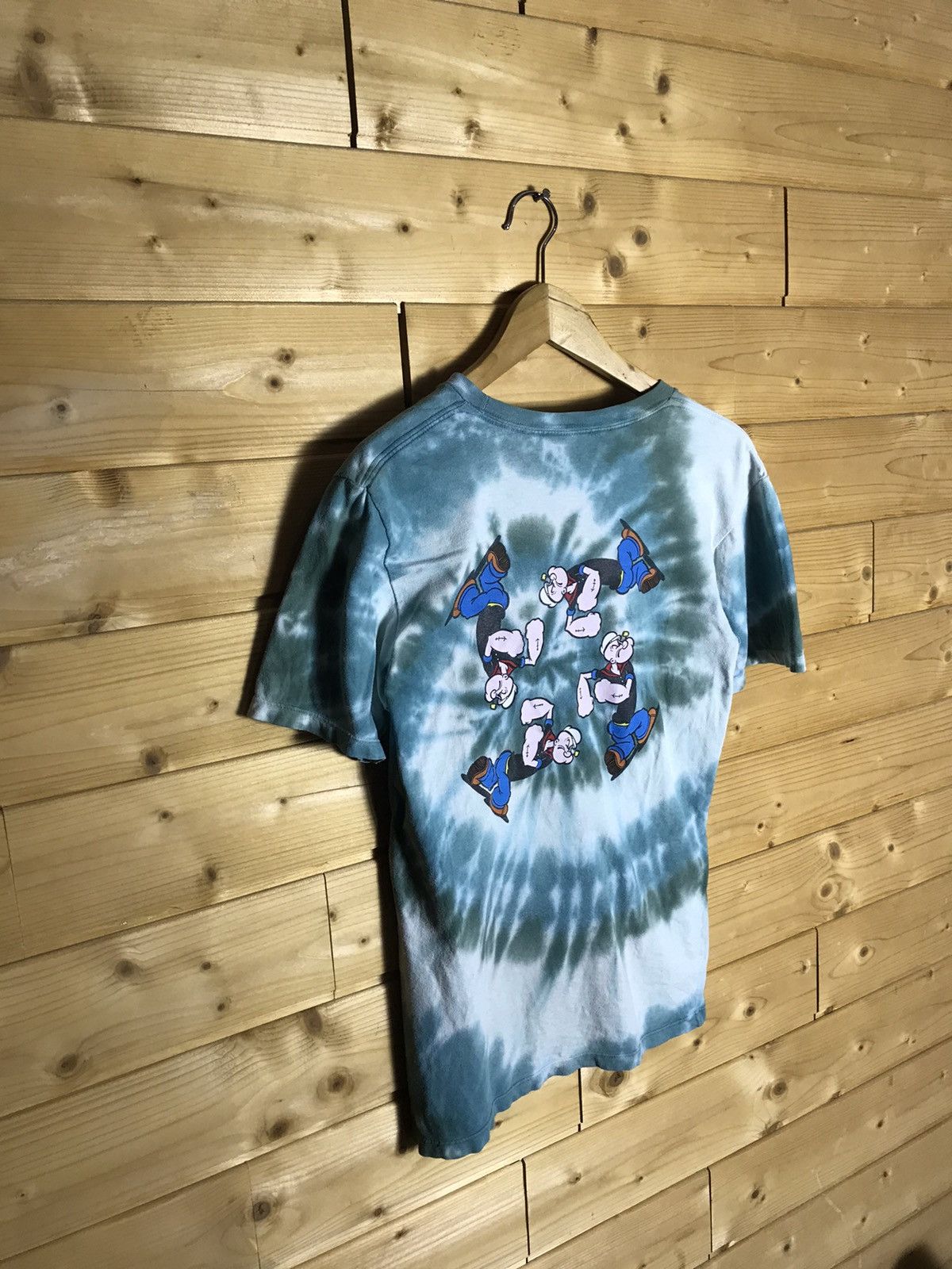 Cartoon Network × Huf HUF X Popeye tie dye t-shirt | Grailed