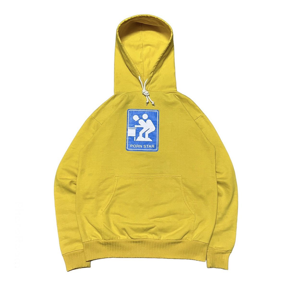 Skategang × Streetwear × Vintage Vintage Porn Star Big Logo Hoodie 9596
