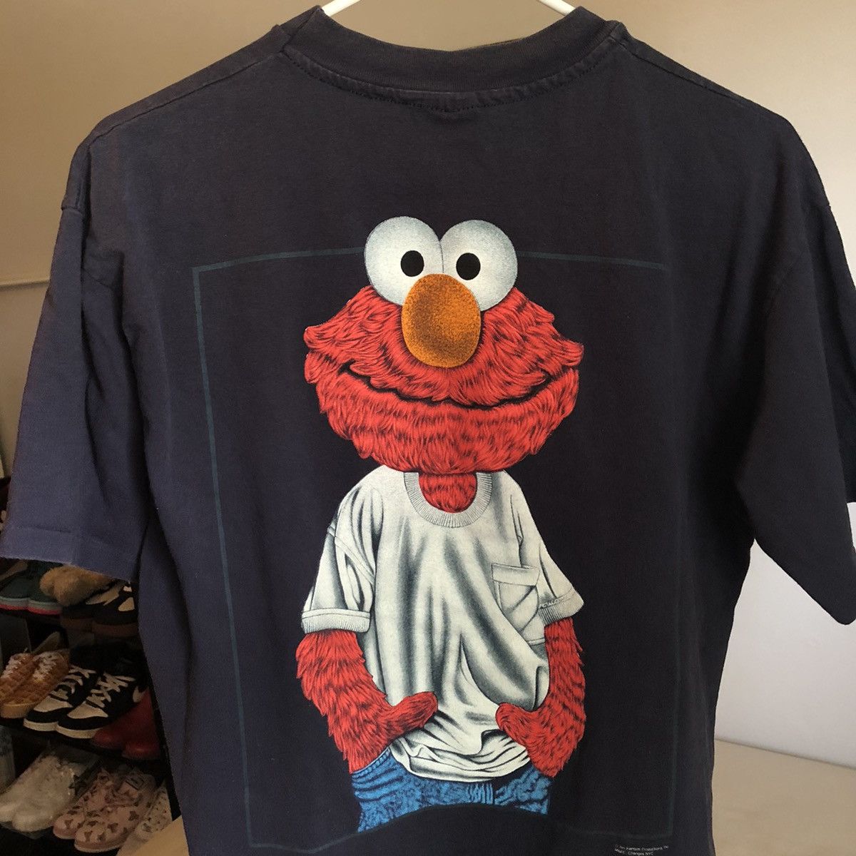 Made In Usa × Movie × Vintage Vintage 1990s Sesame Street Elmo Wear ...