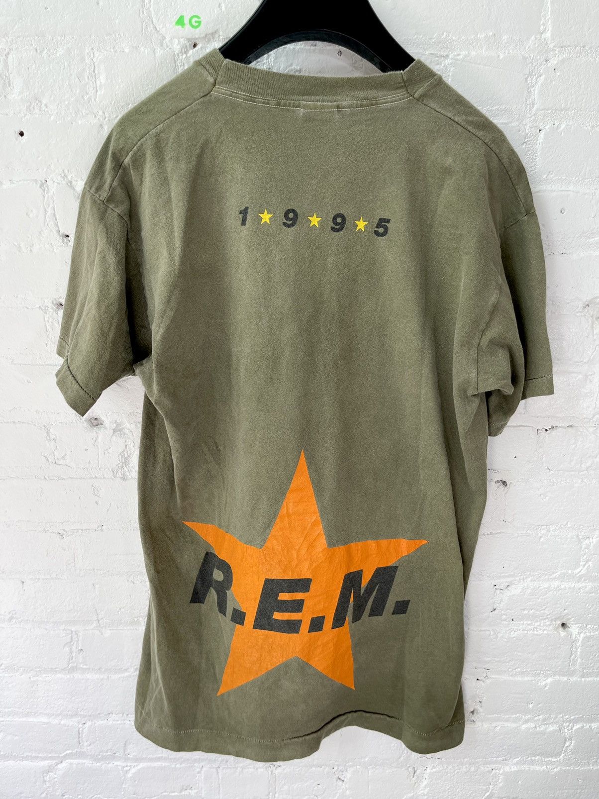Band Tees × Vintage Vintage 1995 REM Star Monster Tour Shirt large ...