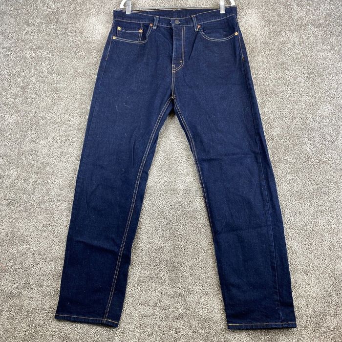 Levi's Levi Strauss & Co. Straight Leg Jeans Men's 34x32 Blue Dark Wash ...