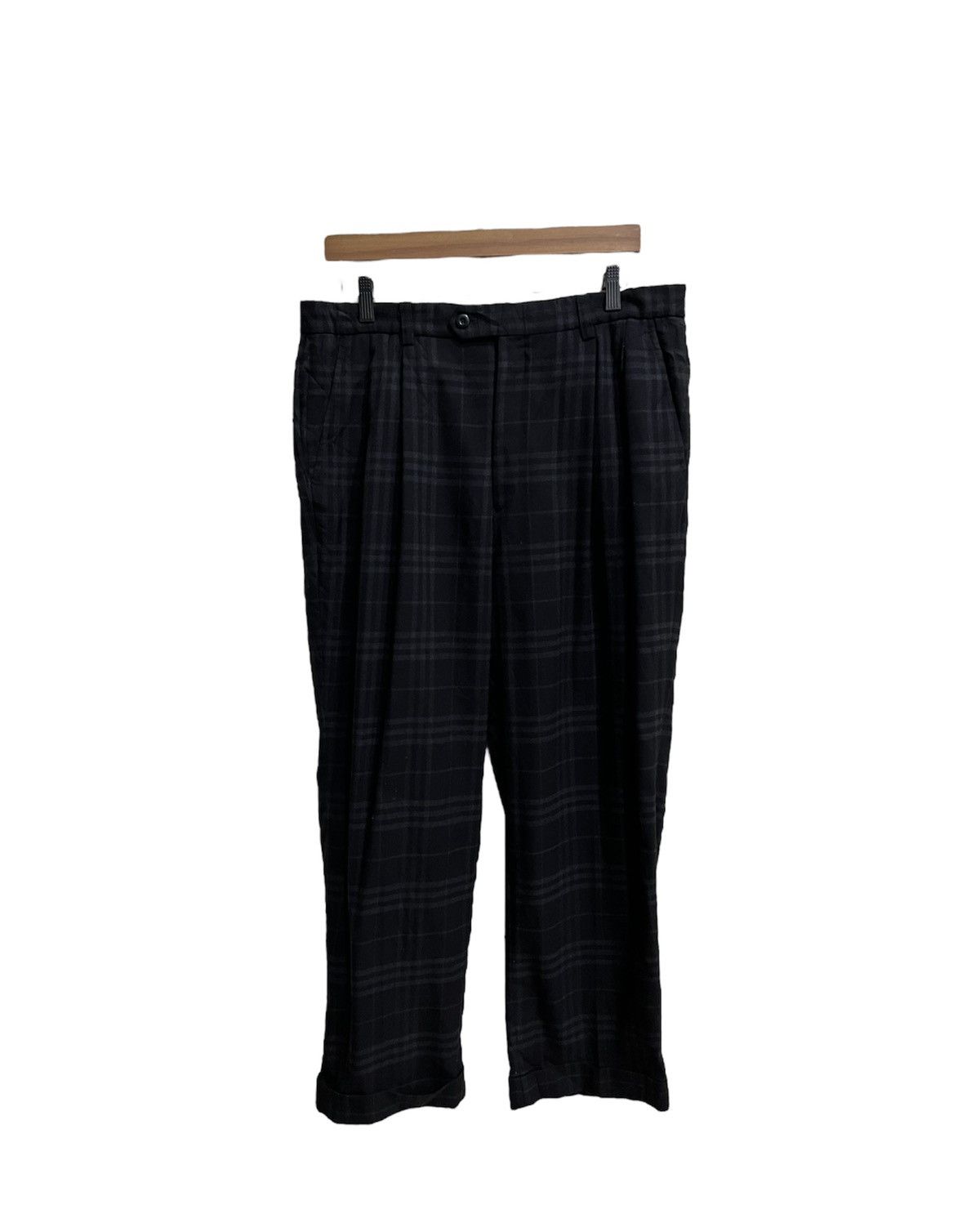 Burberry × Vintage Vintage Burberry Golf Plaid Tartan Wool Pant | Grailed