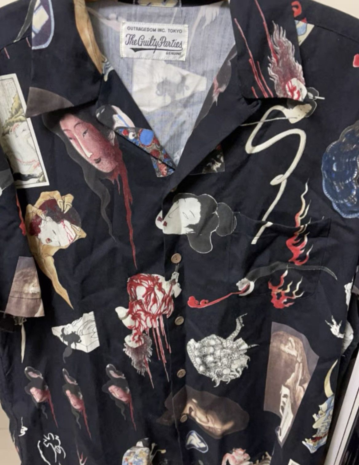 Wacko Maria Wacko Maria Ghost Night Trip Shirt | Grailed