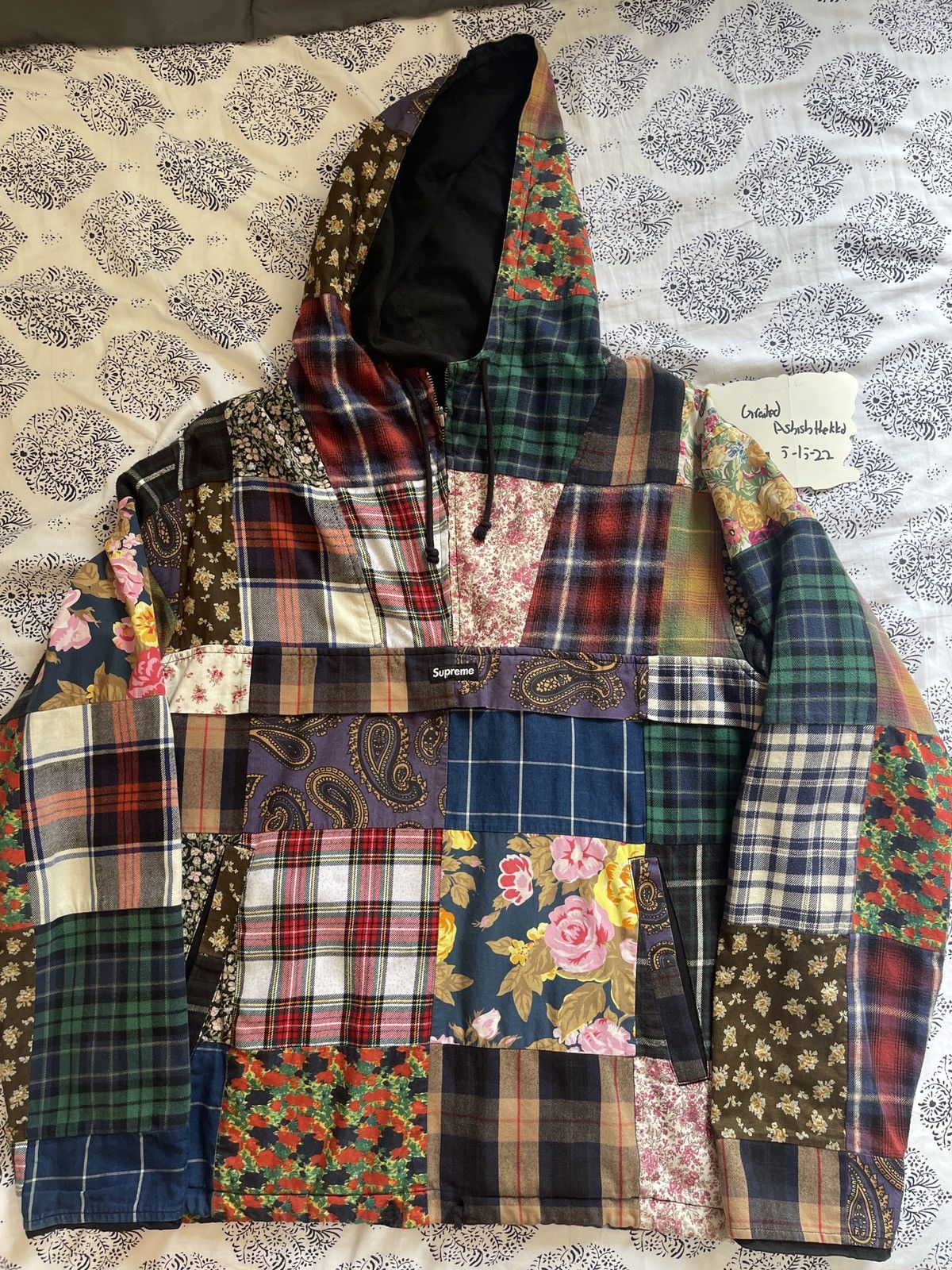 Supreme Supreme patchwork anorak | Grailed