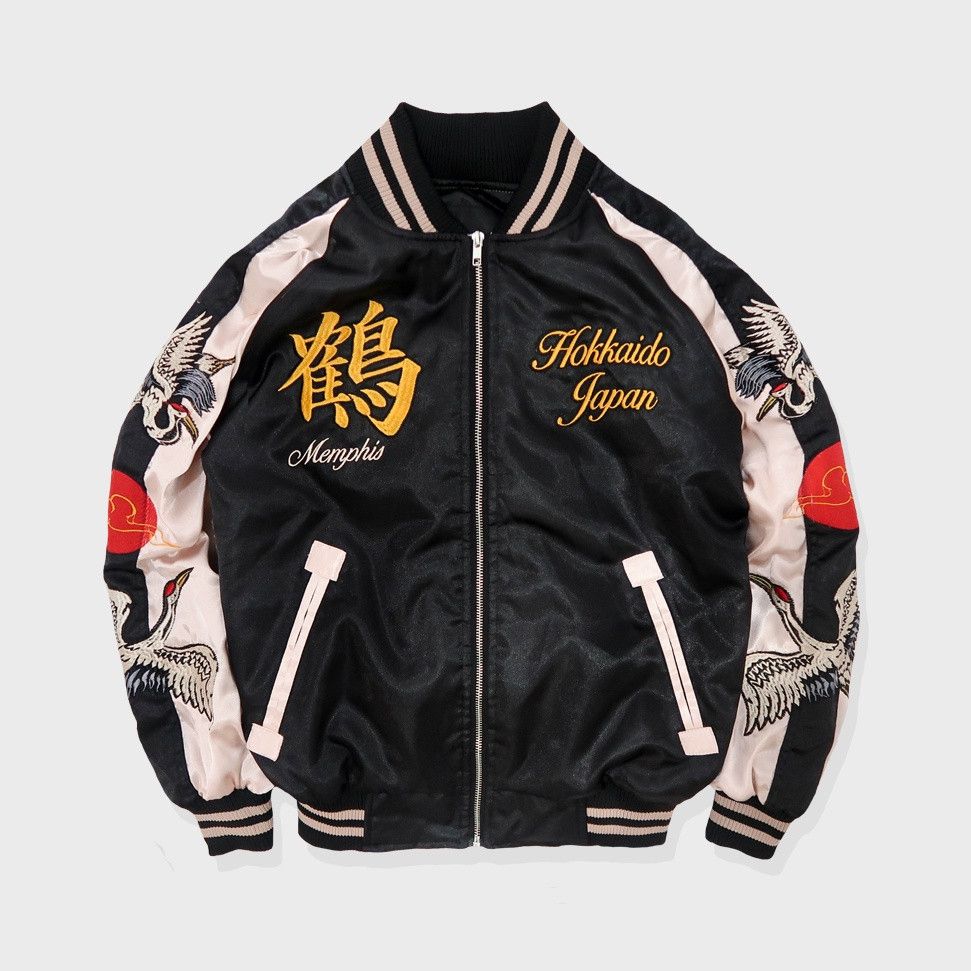 Bomber Jacket × Sukajan Souvenir Jacket × Varsity Jacket SUKAJAN JACKET ...