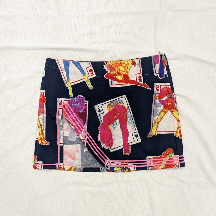 Archival Clothing iconic JEAN PAUL GAULTIER playing card printed mini ...