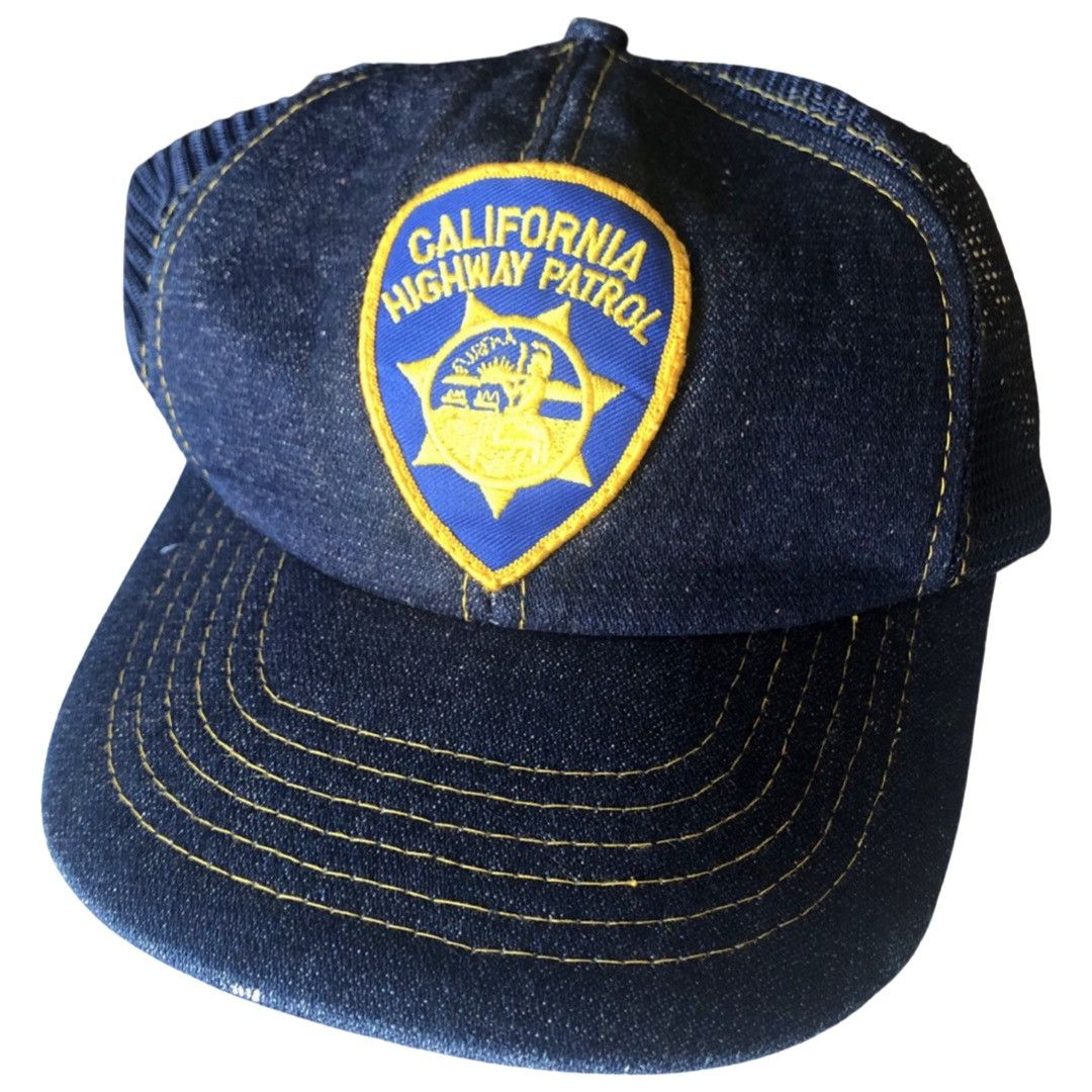 Vintage Vintage California Highway Patrol Denim Truck Hat | Grailed