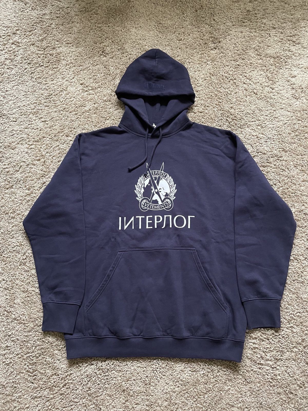 Vetements VETEMENTS INTERPOL HOODIE FW20 | Grailed