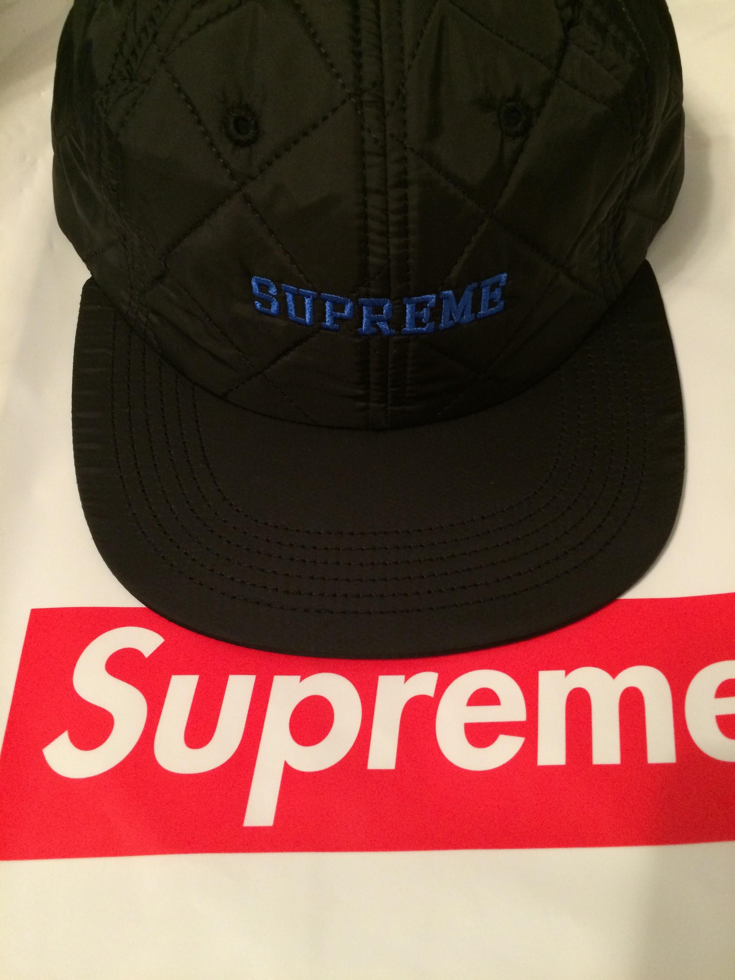 Supreme Quilted Nylon 6-Panel Hat | Grailed