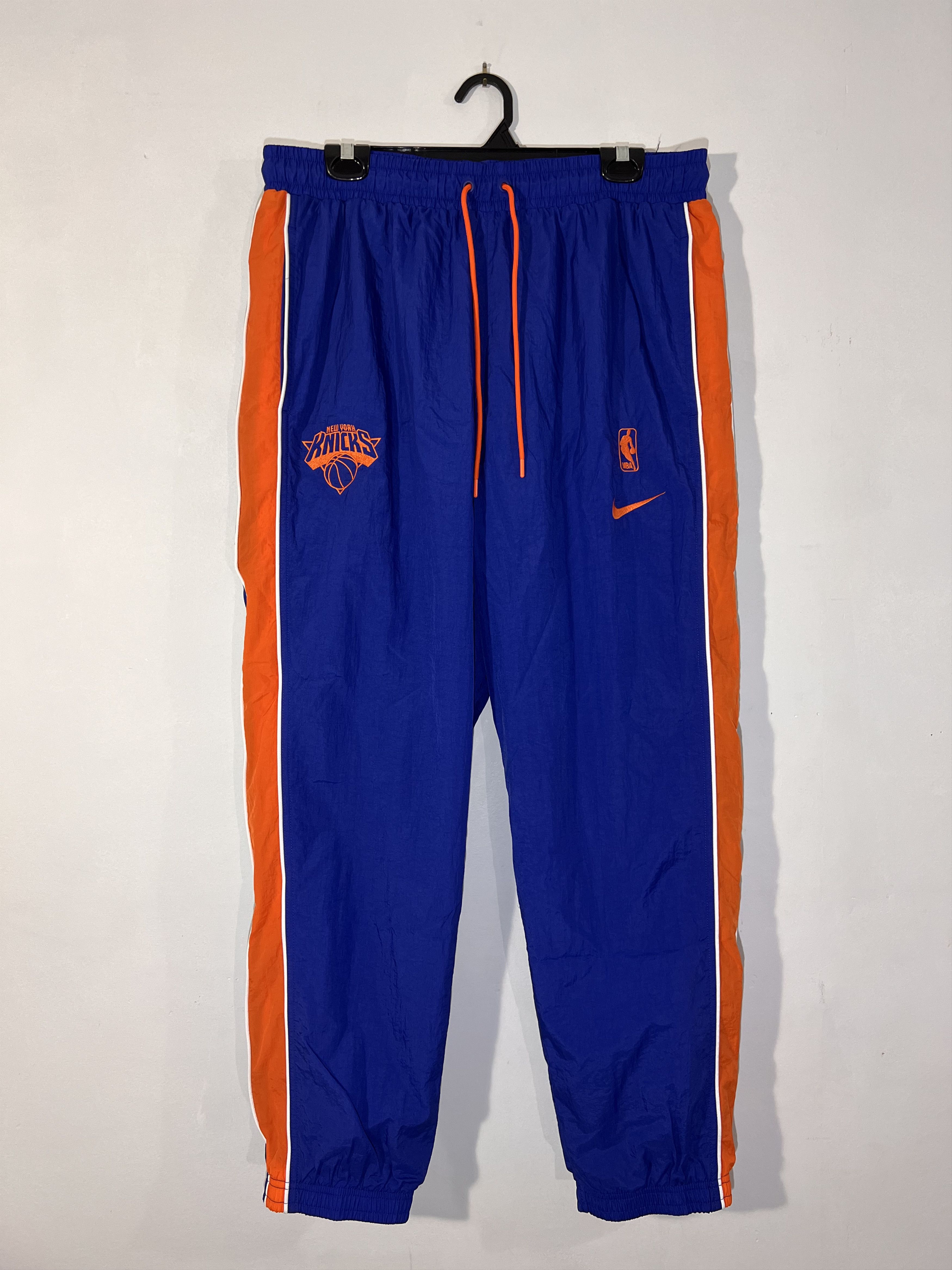Nike New York Knicks Throwback Nylon NBA Track Pants | Grailed