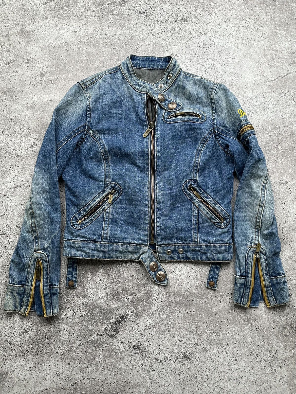 Seditionaries Vintage Faded Zipped Denim Jacket | Grailed