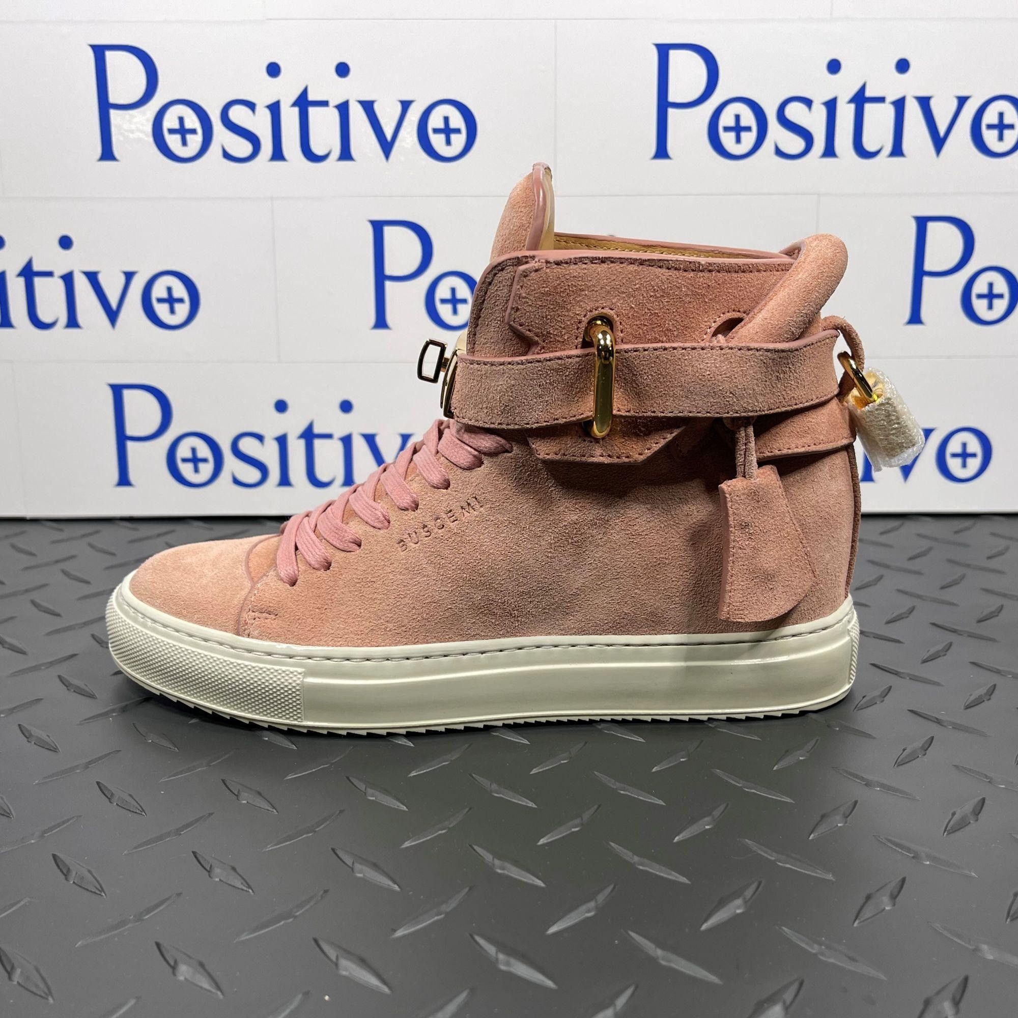 Buscemi Buscemi 100MM Alta Alba Rosata Suede High Top Sneakers US 5 ...