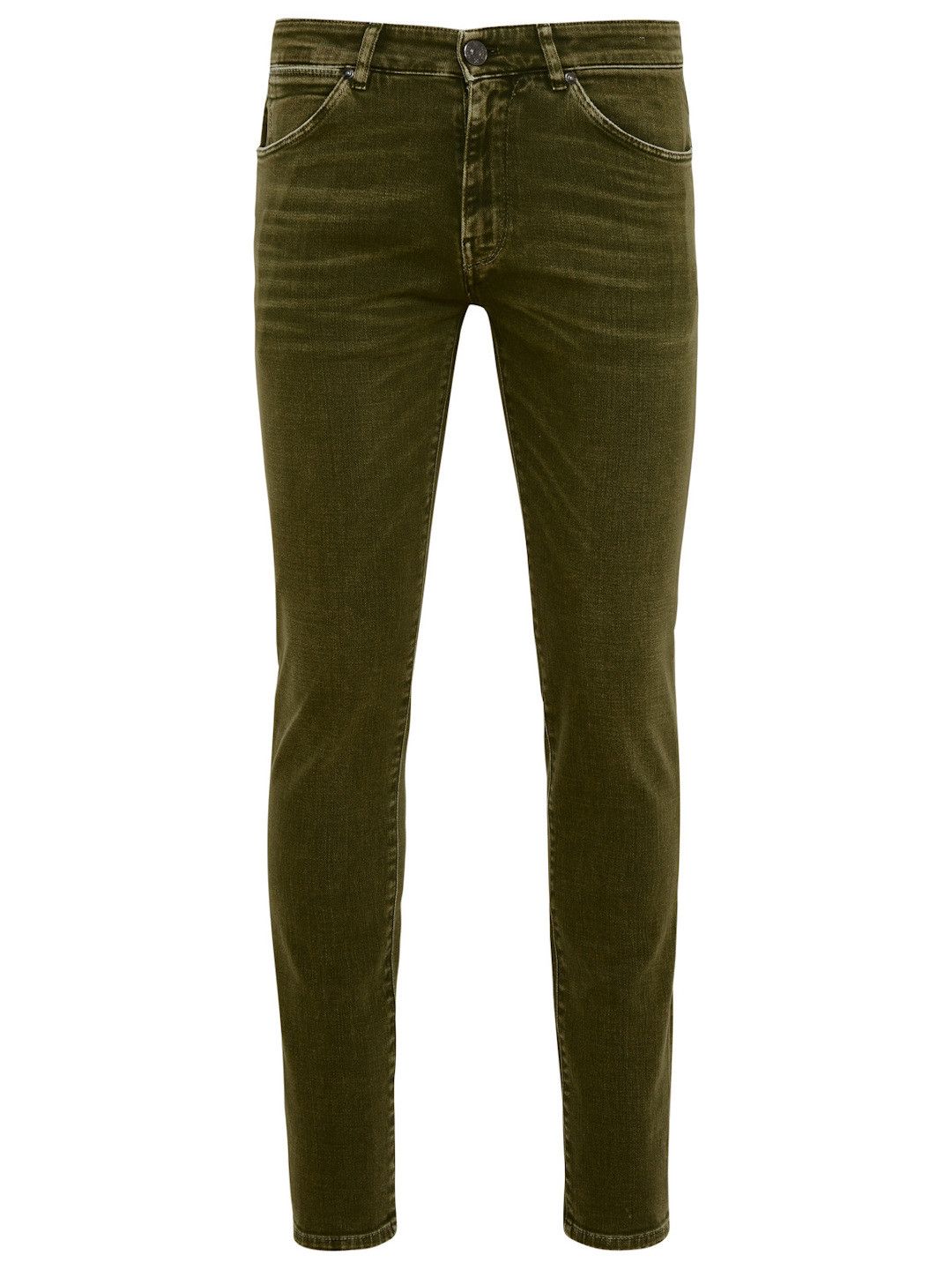 Pt01 Green Cotton Swing Jeans | Grailed