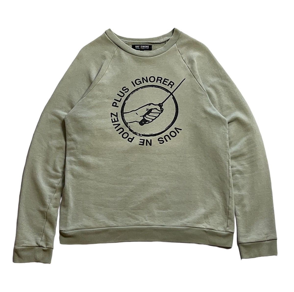 Raf Simons Raf Simons SS02 “Vous Ne Pouvez Plus Ignorer” Crewneck | Grailed