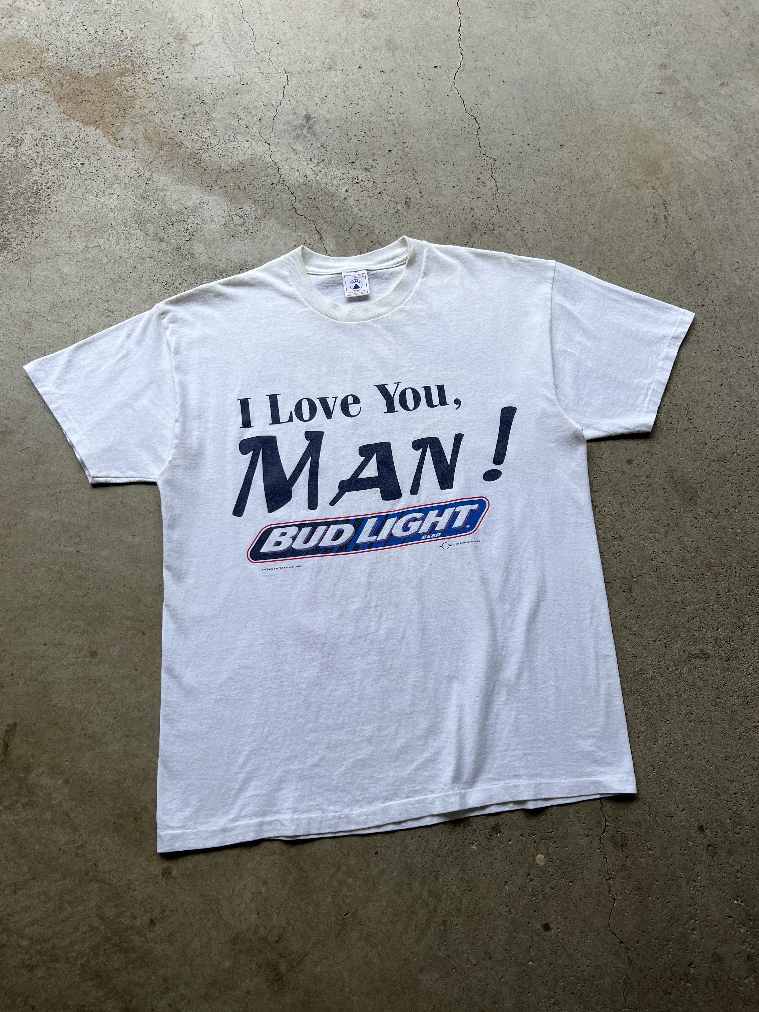 Vintage Vintage Bud Light "I Love You Man" T-Shirt | Grailed