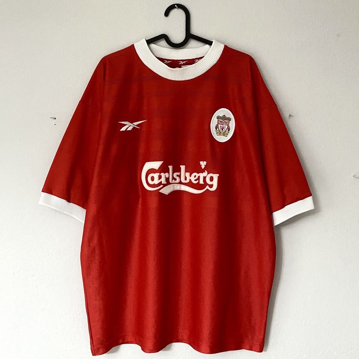 Vintage M 1998 2000 Liverpool Reebok Vintage Home Kit Soccer Jersey ...