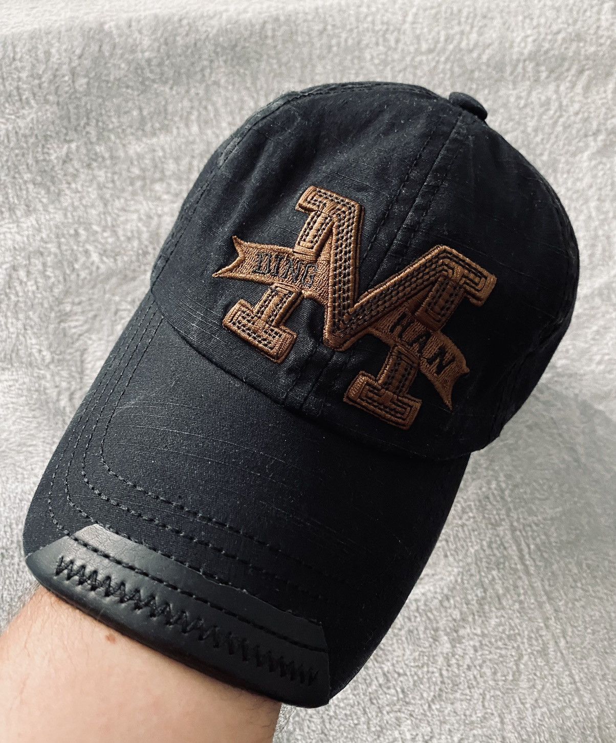 Vintage Trashed ding Han michigan American style Cap 🧢 | Grailed
