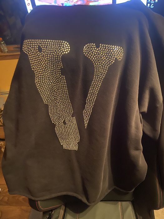 Vlone Vlone Friends Rhinestone Hoodie | Grailed