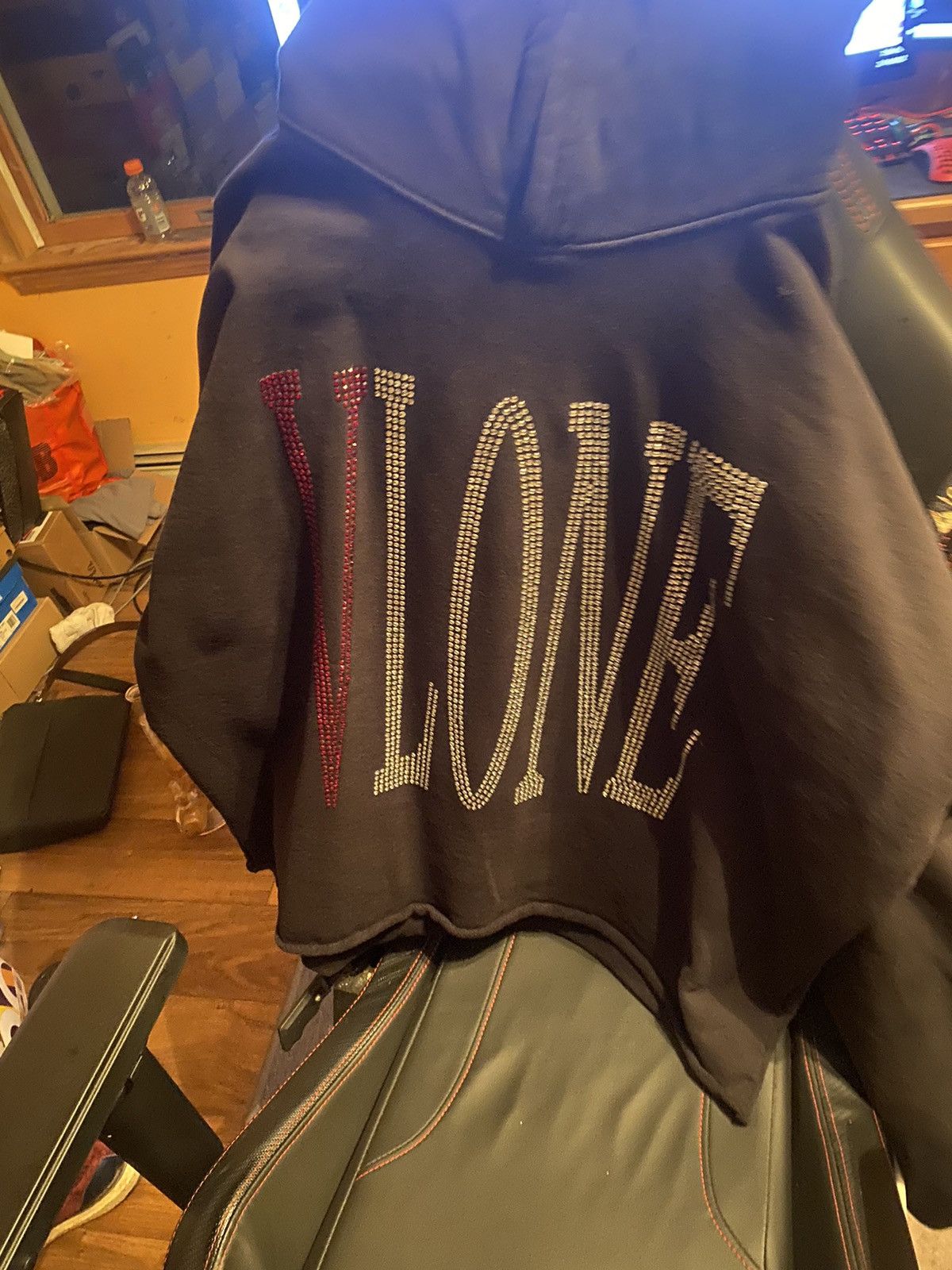 Vlone Vlone Friends Rhinestone Hoodie | Grailed