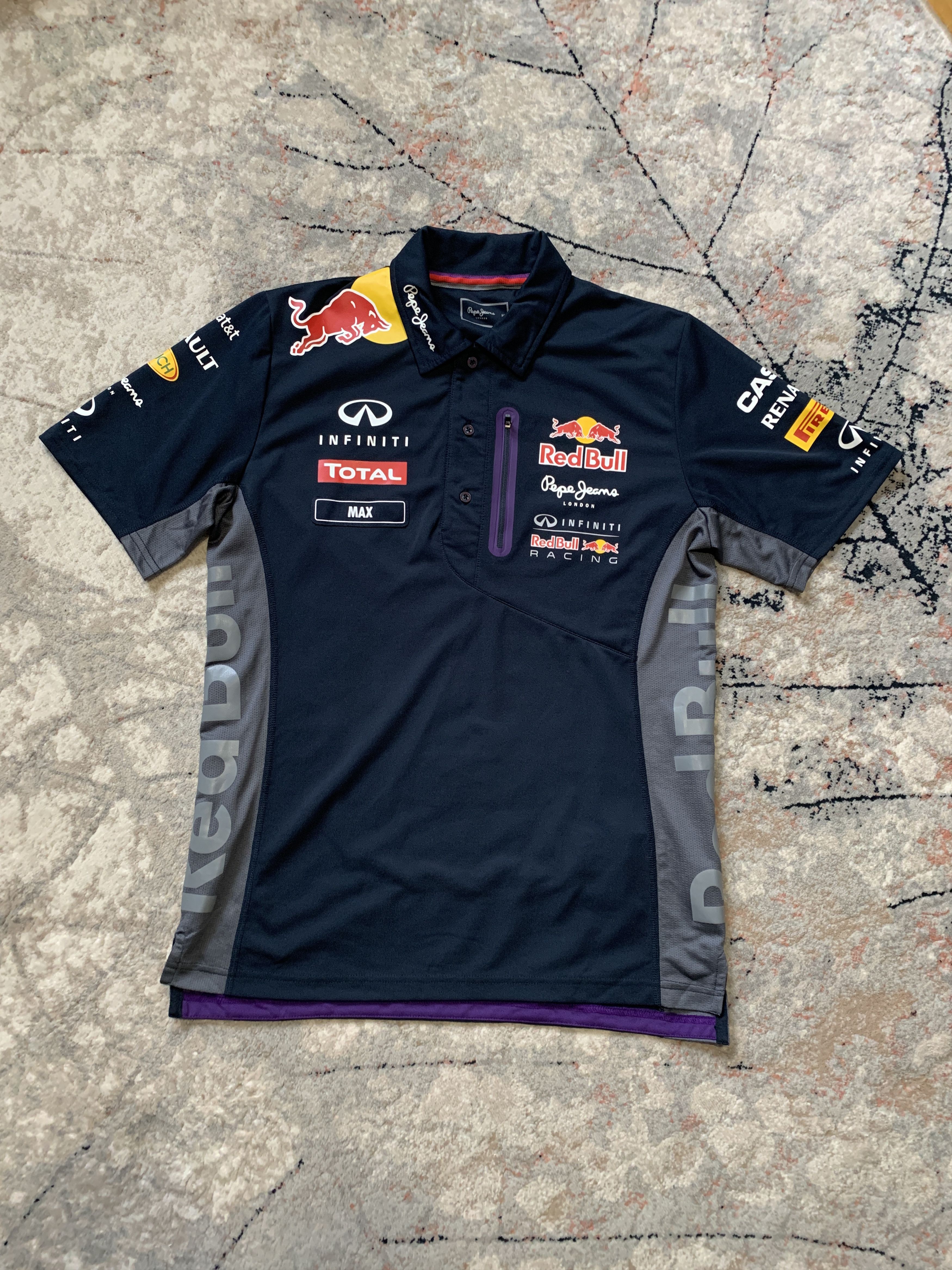 Pepe Jeans × Racing × Red Bull Pepe Jeans Red Bull Infiniti Total Polo ...