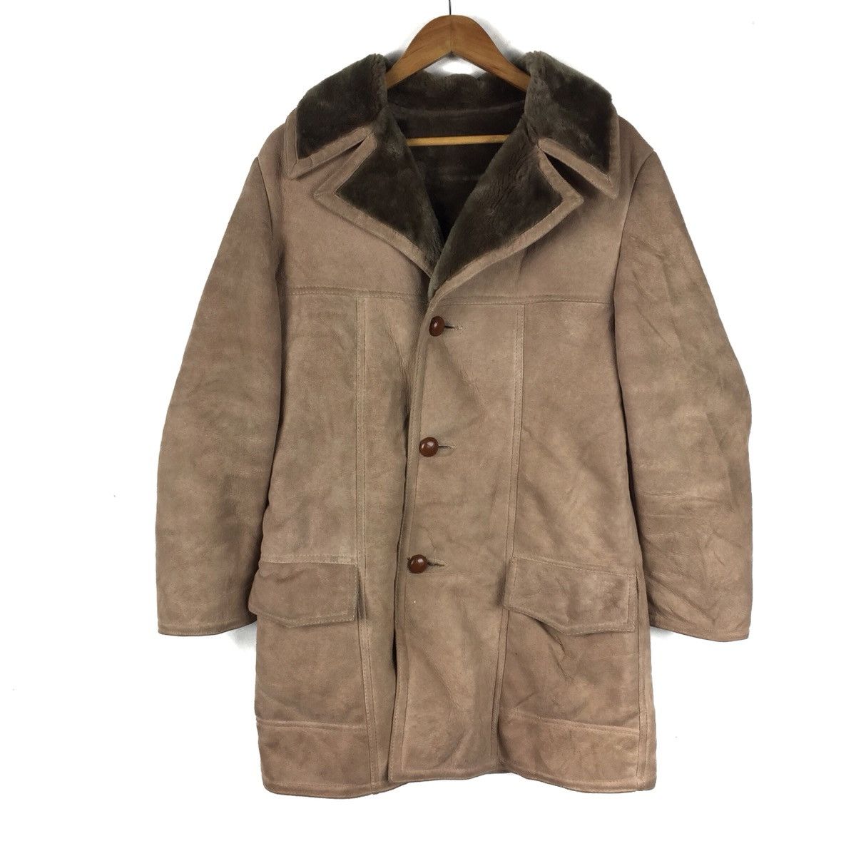 Sheepskin Coat Sheepskin jacket huntiq furriers winter jacket | Grailed