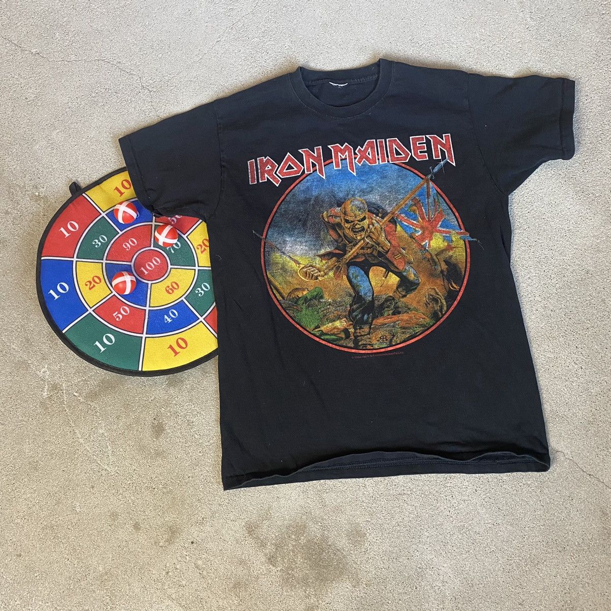 Band Tees × Streetwear × Vintage Vintage Washed 90s Iron Maiden The ...